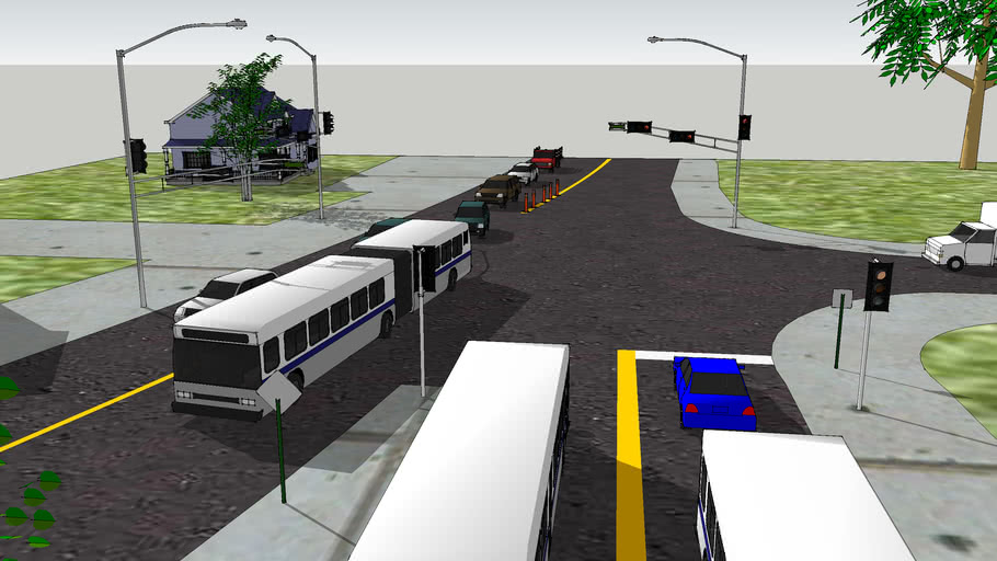 Skewed Intersection | 3D Warehouse