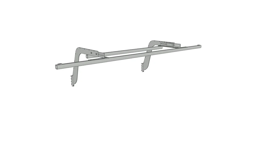 SSG Light balancer rail ESD 2x500/1500 mm | 3D Warehouse