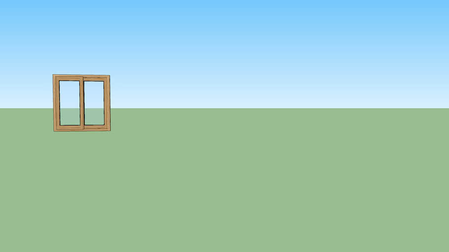 Sliding Window 3D Wood | 3D Warehouse