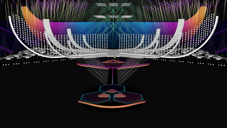 Eurovision 2015 Vienna stage idea no.6 | 3D Warehouse