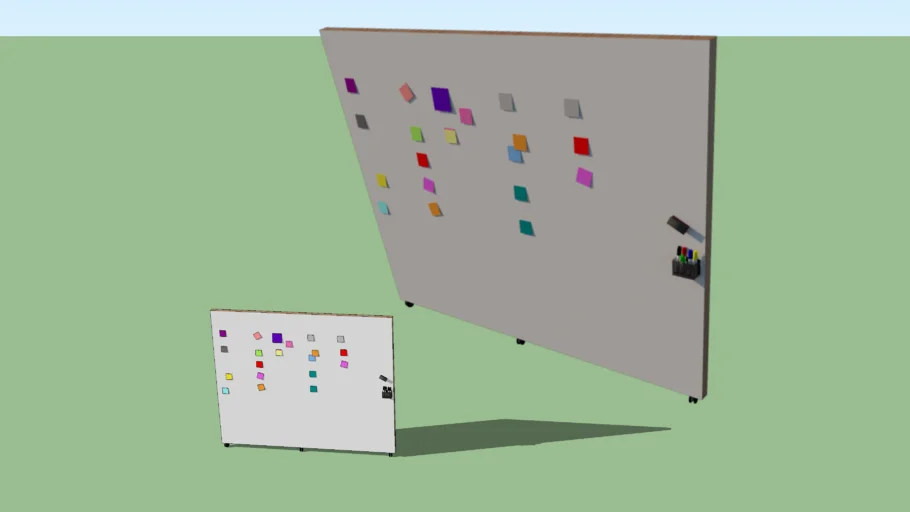 WHITE BOARD (MOVABLE) | 3D Warehouse