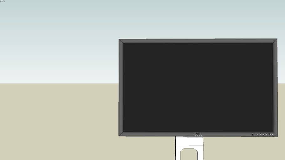 dell flat screen | 3D Warehouse