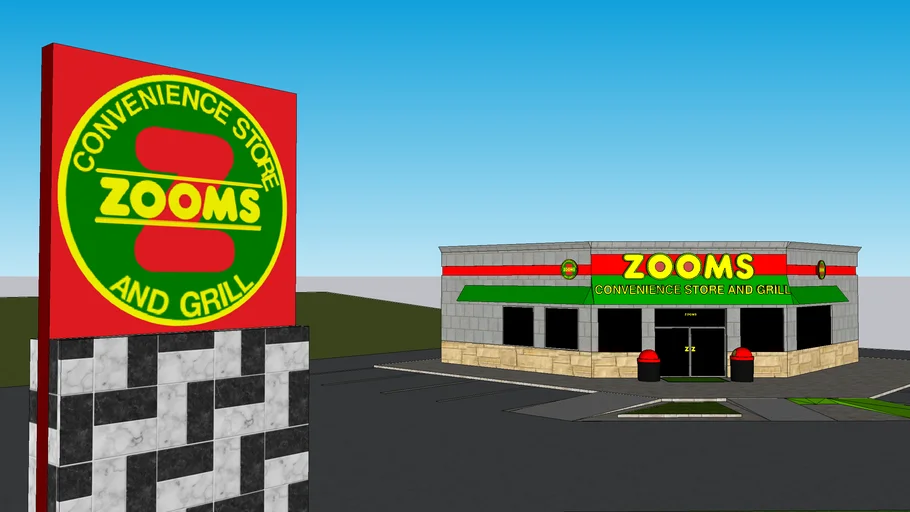 Zooms - Convenience Store and Grill (Version 2) | 3D Warehouse