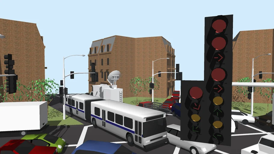 The Most Complex Intersection in the World | 3D Warehouse