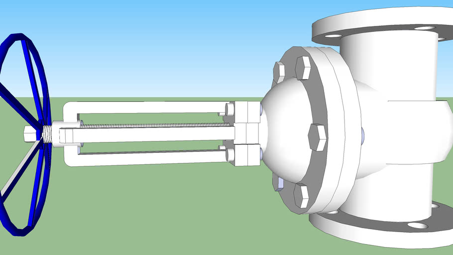 2' gate valve | 3D Warehouse