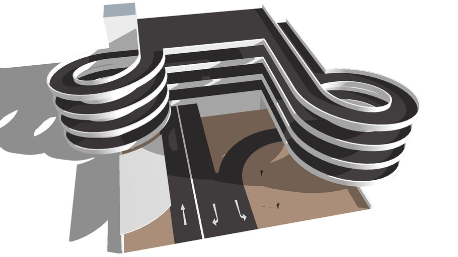 Multi-Level Car Park Ramps | 3D Warehouse