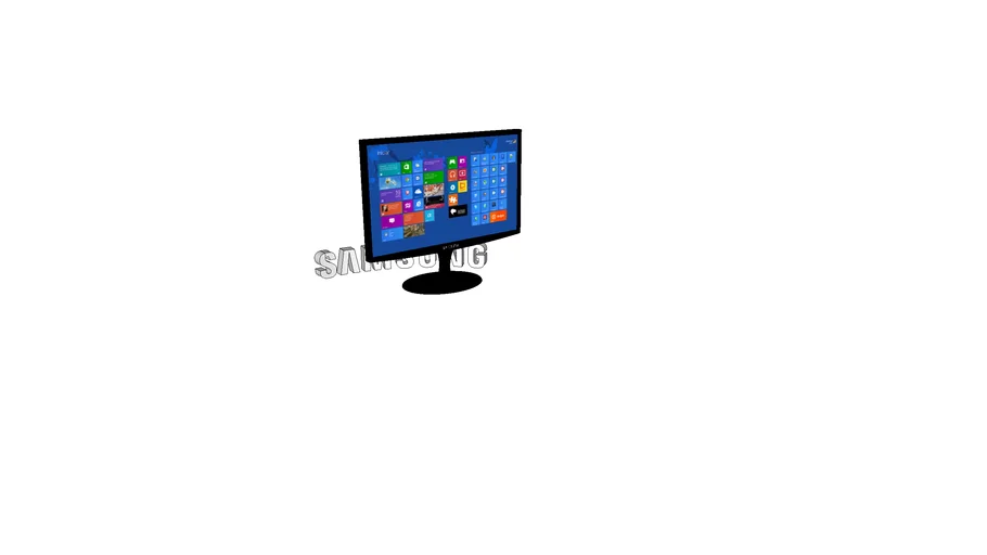 Monitor LCD Samsung 21' | 3D Warehouse