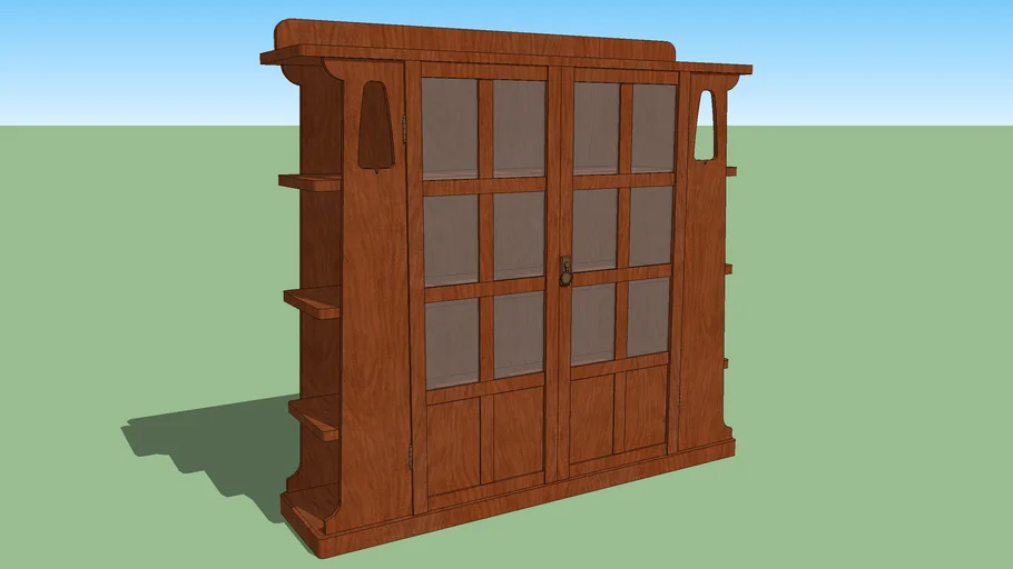 Small Arts and Crafts-style Bookcase | 3D Warehouse