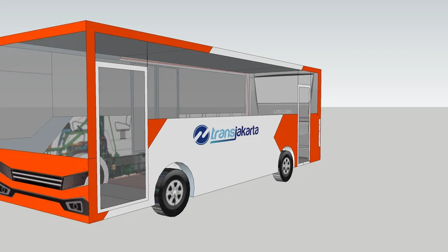 Bus Mini Transjakarta | 3D Warehouse