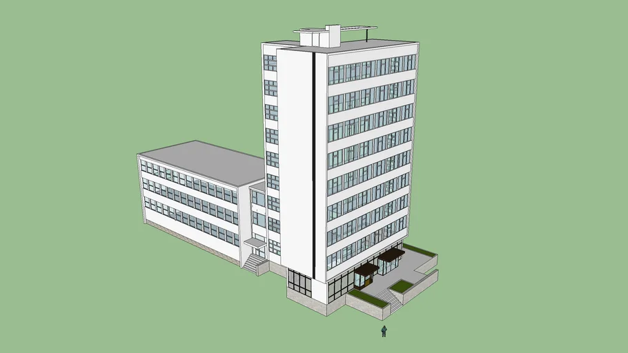 Office - Administrative building Niksic Montenegro | 3D Warehouse