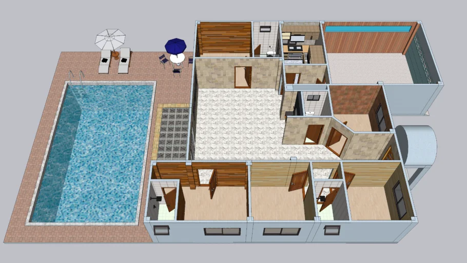 House Floor Plan | 3D Warehouse