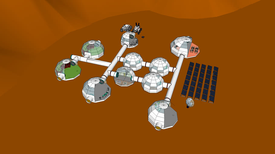 Mars Colony Model
