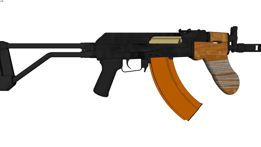 custom ak 74 u based on medal of honor | 3D Warehouse