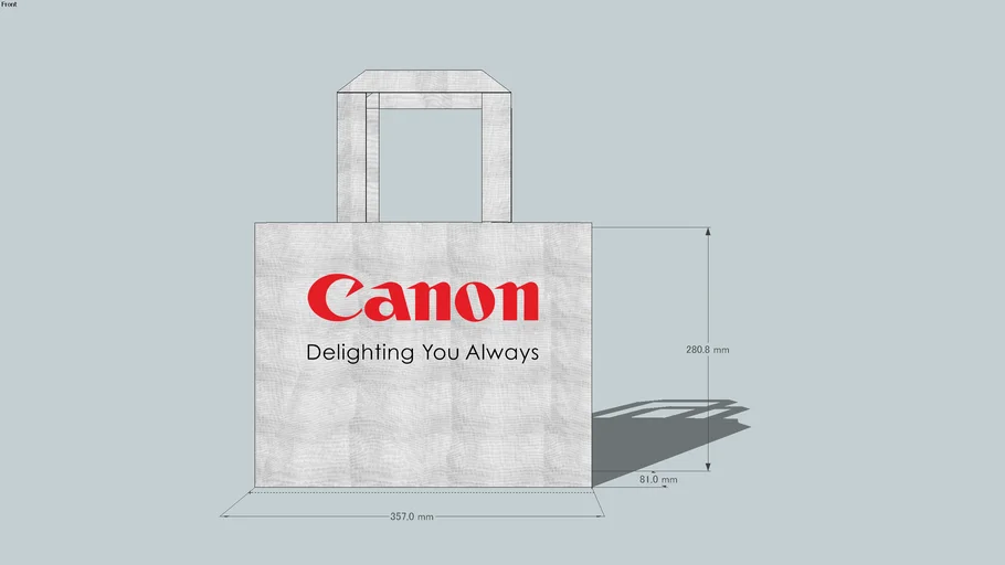 Canon Eco Bag | 3D Warehouse