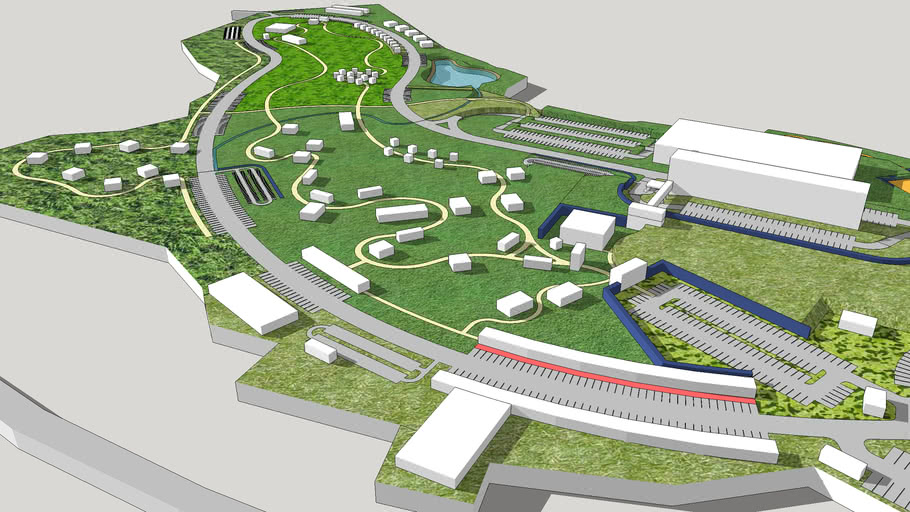 Site Plan Wisata | 3D Warehouse
