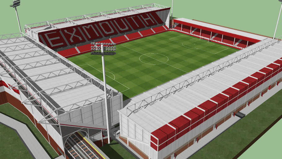 EXMOUTH FC STADIUM (HIGH DETAIL!) ~JYSTADIUMS | 3D Warehouse