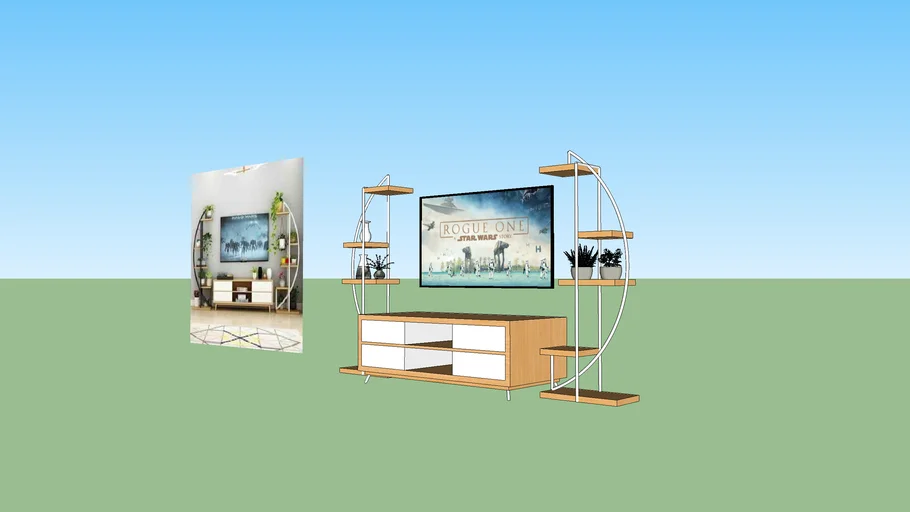 TV stand | 3D Warehouse