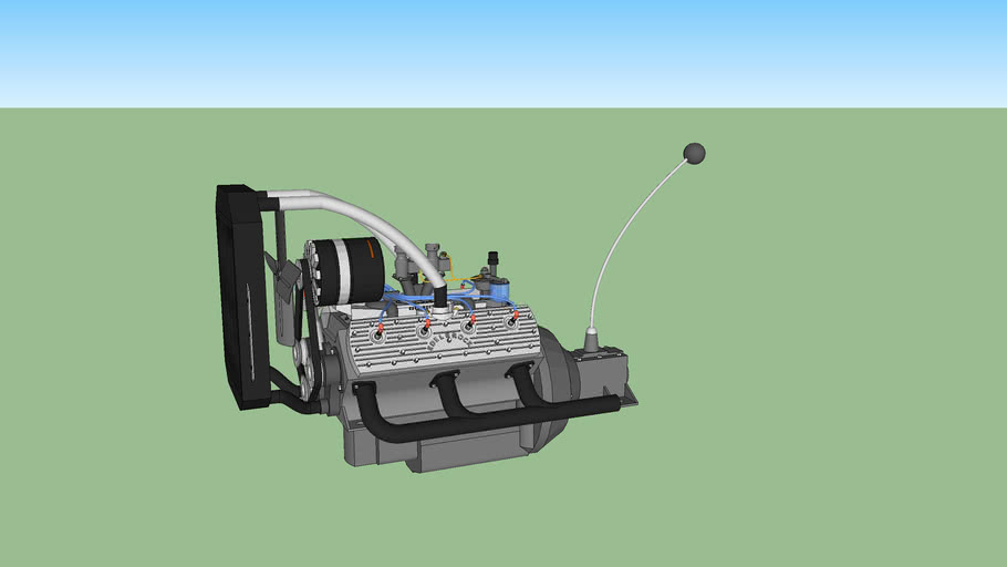 Ford Flathead V8 | 3D Warehouse