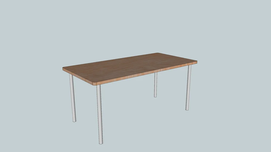 Classic Workroom Table | 3D Warehouse