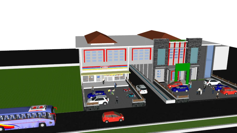 gedung serbaguna | 3D Warehouse