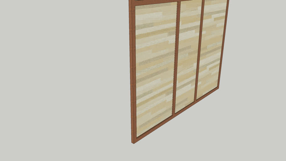 wooden partition wall | 3D Warehouse