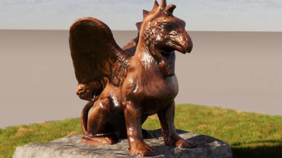Griffin statue | 3D Warehouse