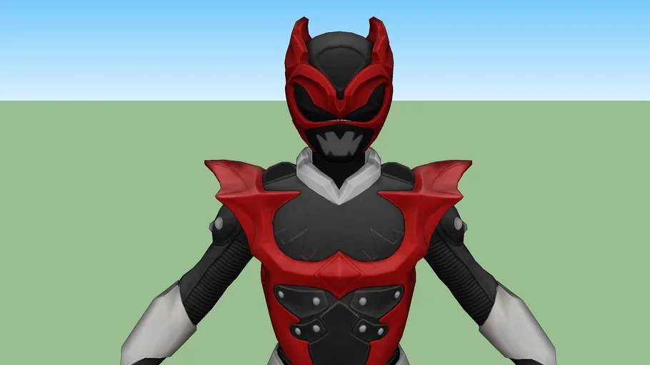 Psycho Red Ranger - Power Rangers in Space | 3D Warehouse