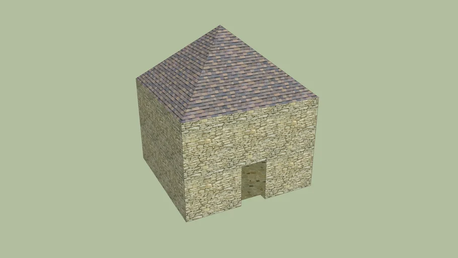 Empty, plain base for building | 3D Warehouse