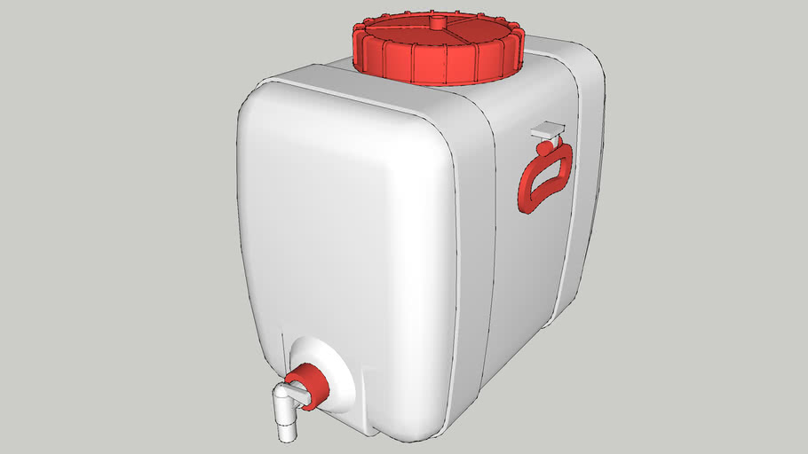 Vannbeholder 60 liter | 3D Warehouse