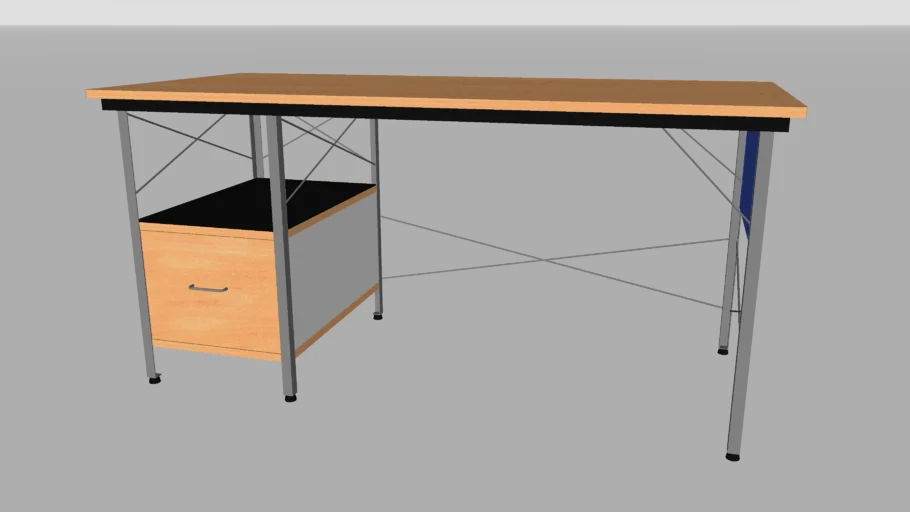 Herman Miller Eames Desk, Left-Hand Drawer from Smart Furniture | 3D Warehouse