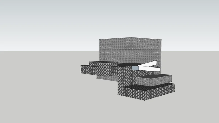 developed model of 9 intersecting prisms | 3D Warehouse