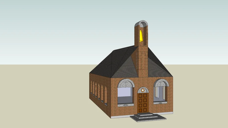 Practice Model- simple church | 3D Warehouse