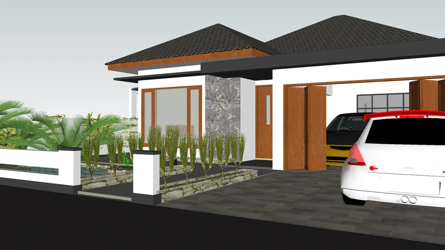 Rumah 1 Lantai | 3D Warehouse
