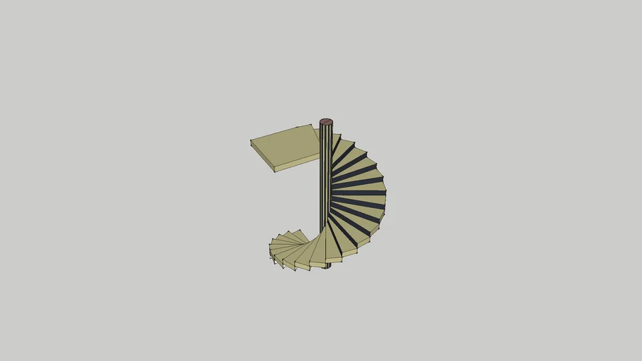 Spiral ladder | 3D Warehouse