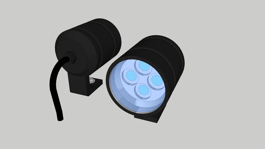 LED mini foglight/spotlight | 3D Warehouse