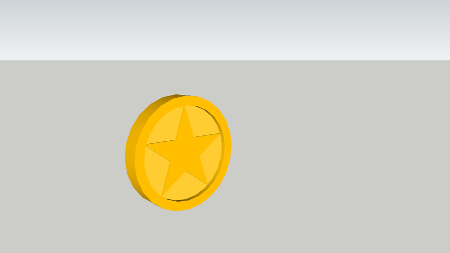 Yellow Coin | 3D Warehouse