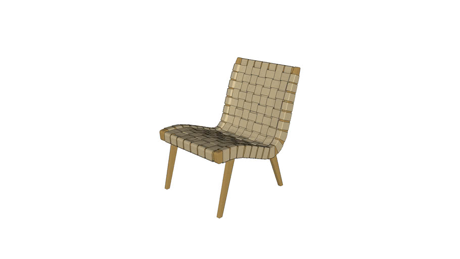 Jen Risom Lounge Chair (Natural) | 3D Warehouse