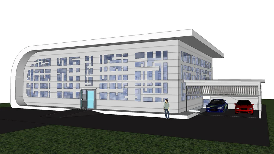 Futuristic house | 3D Warehouse