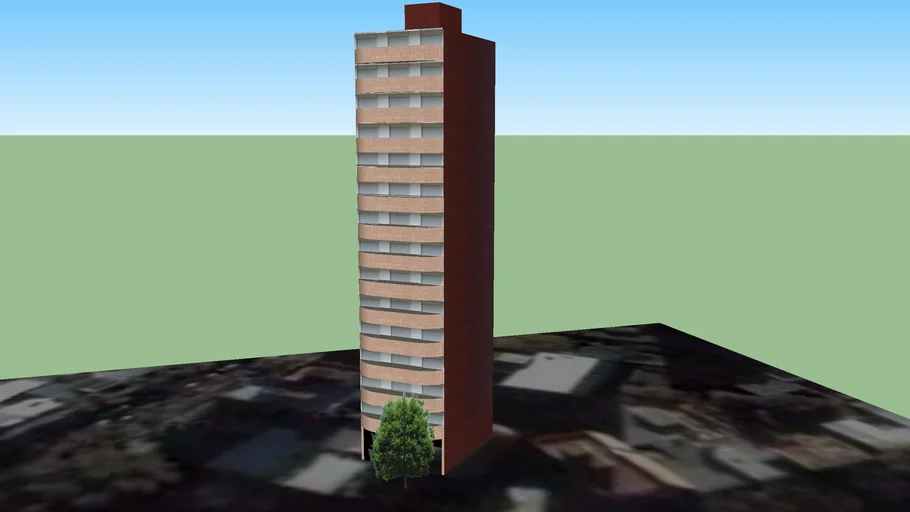 Edificio de departamentos en La Plata. | 3D Warehouse