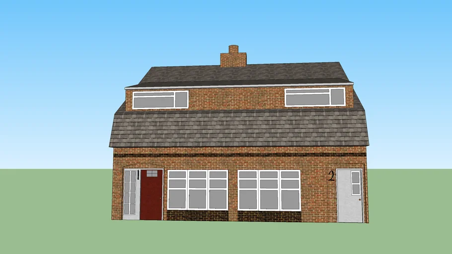 Post War British Duplex | 3D Warehouse