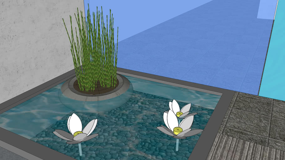 lotus water feature | 3D Warehouse