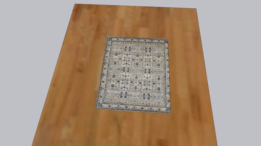 kasuri hand-knotted rug mcgee rug | 3D Warehouse
