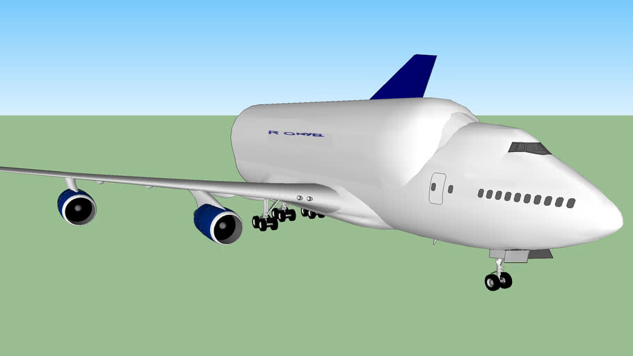 romyel airways cargo boeing 747 lcf | 3D Warehouse