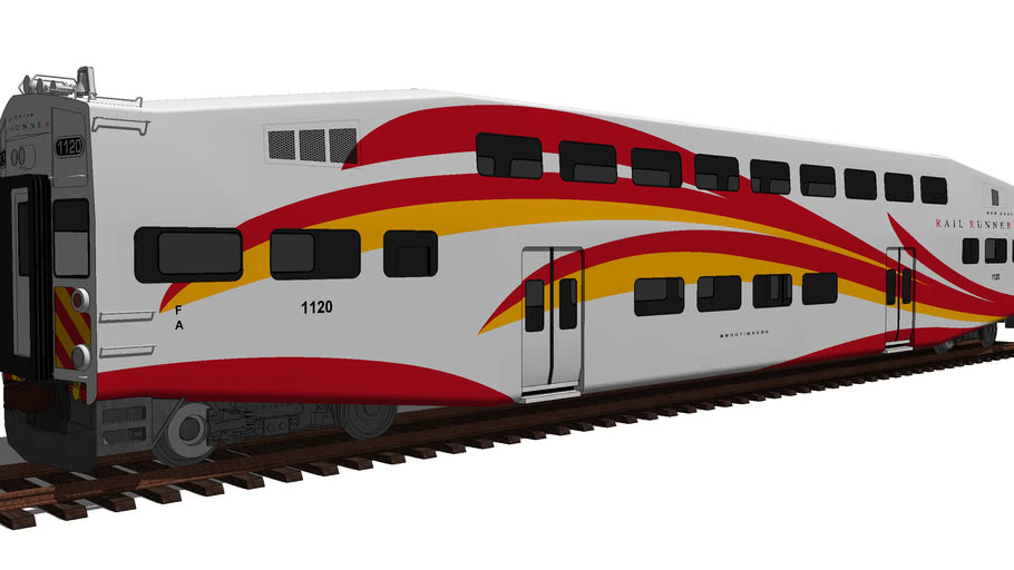 Bombardier Bi-Level Cab Car (NMRX) | 3D Warehouse