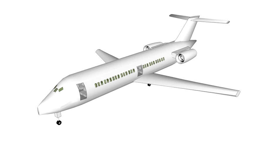 Douglas DC-9 with gears | 3D Warehouse
