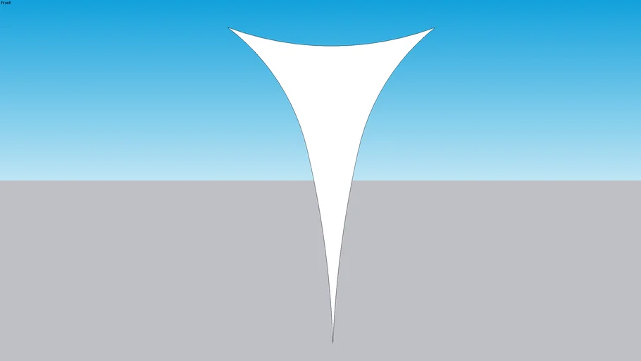 3 Point Shape A ISOSCELES - Stretch Shapes | 3D Warehouse