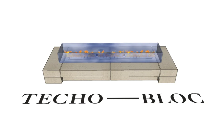 Techo-Bloc - Raffinato Step unit - Fire Pits | 3D Warehouse