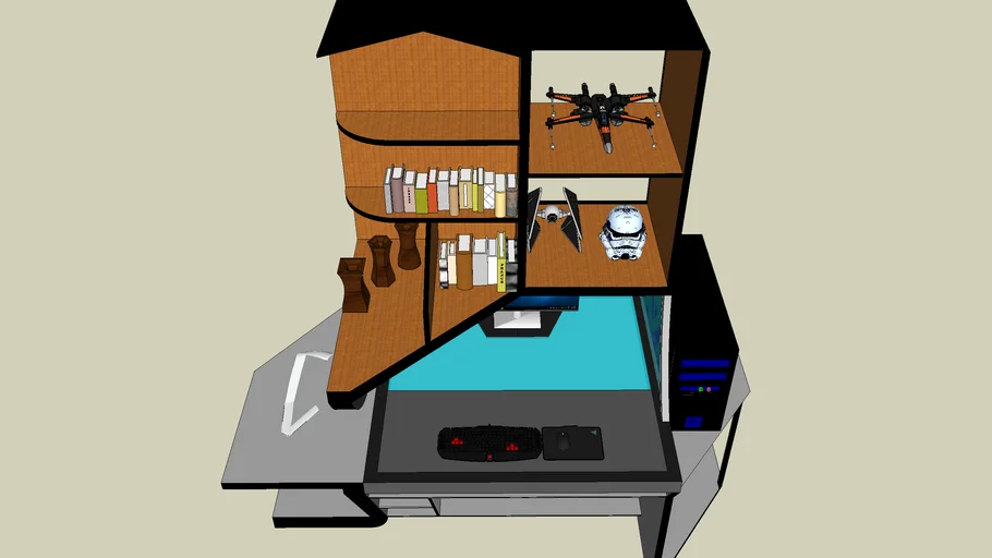 Computer Desk | 3D Warehouse