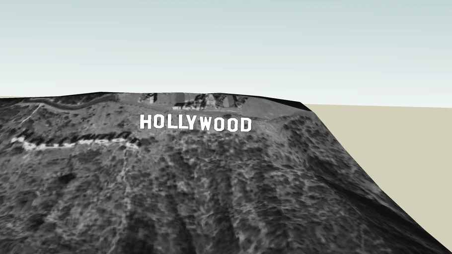 Another hollywood sign | 3D Warehouse