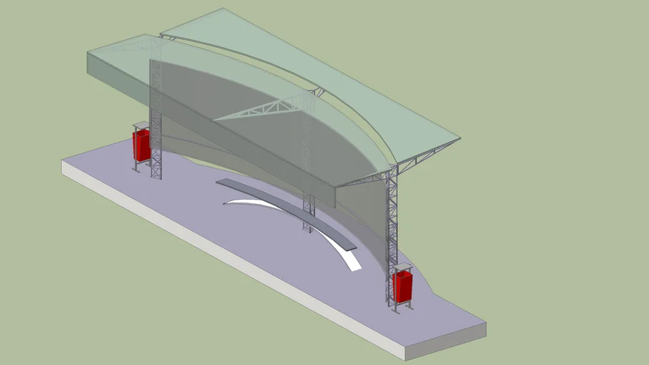 Thilainagar Bus Stop_Redesign | 3D Warehouse